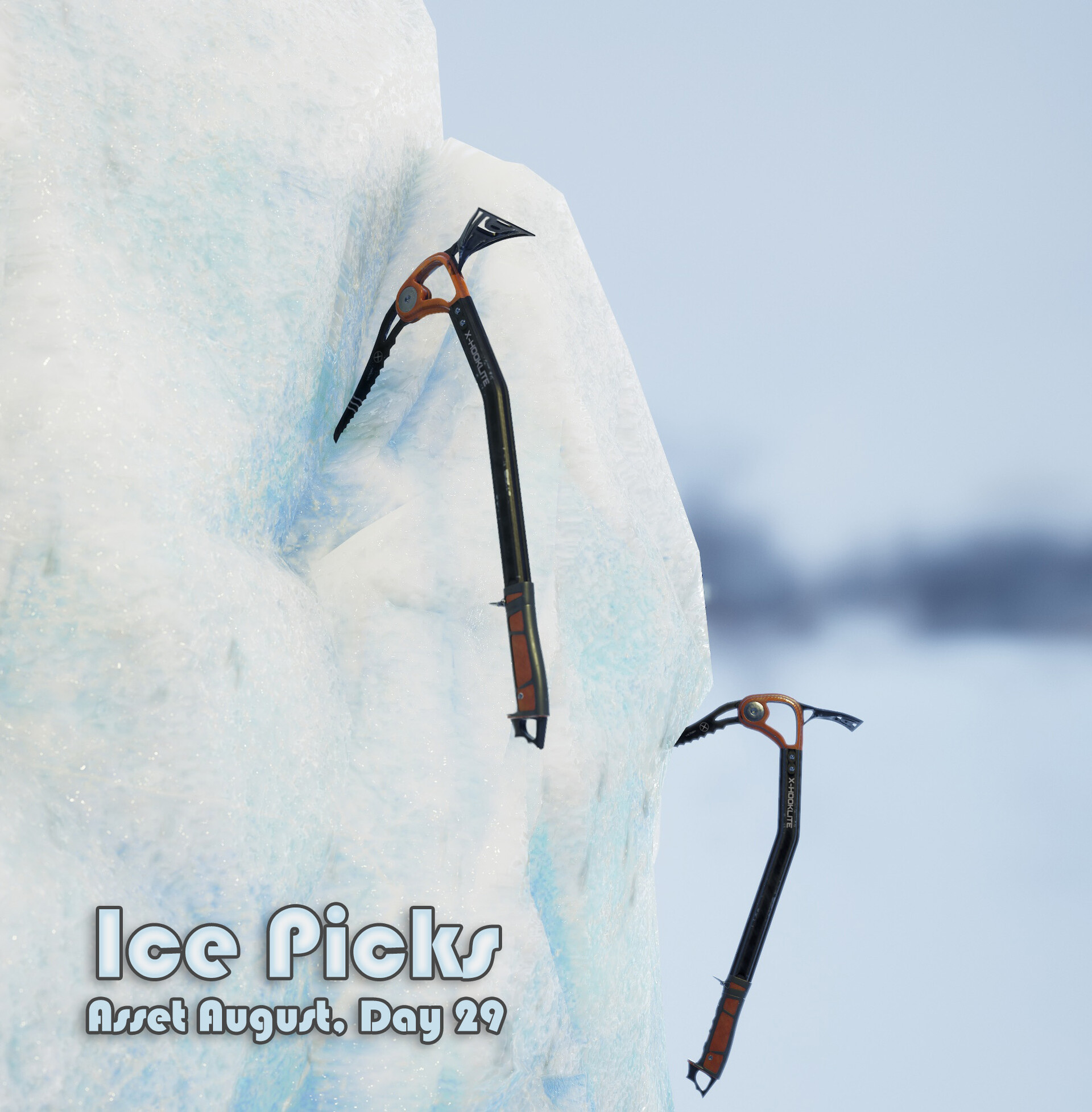 ArtStation - Ice Picks - Asset August, Day 29