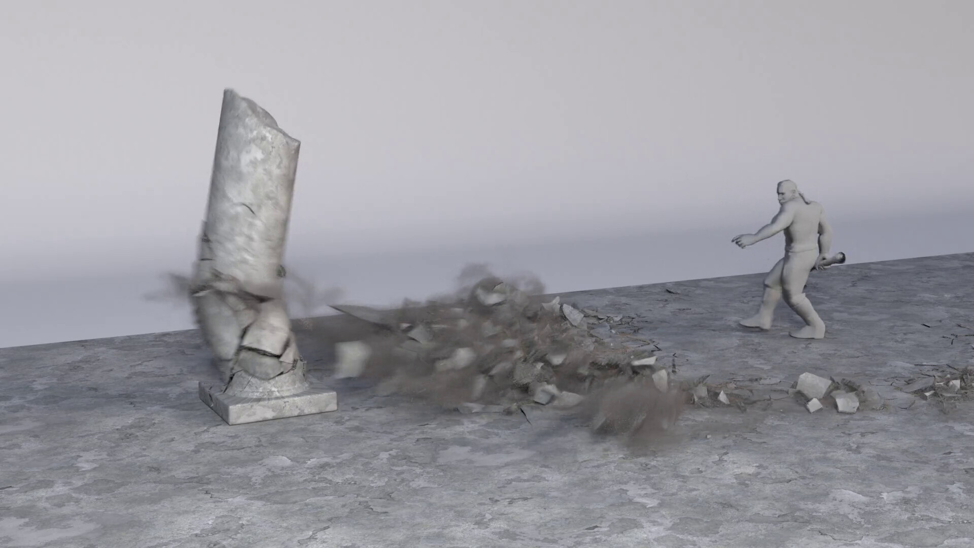 ArtStation - Swinging Axe - Ground Destruction