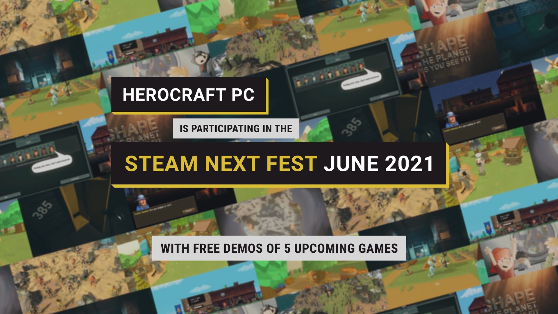 ArtStation - 5 Fresh HeroCraft PC Demos on Steam Next Fest — Teaser