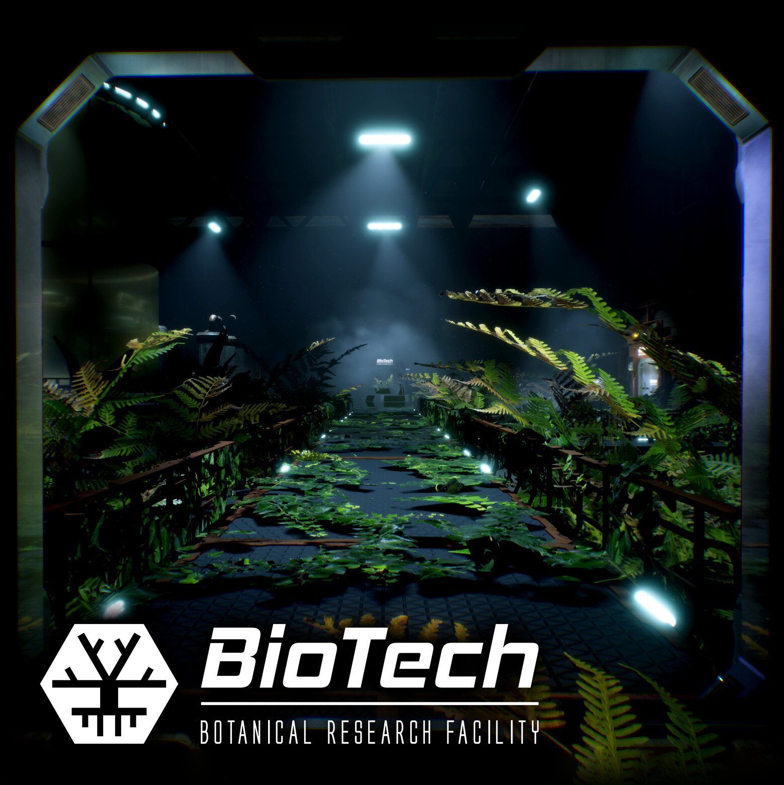 ArtStation - Sci-fi Laboratory UE4 - BioTech Botanical Research Facility