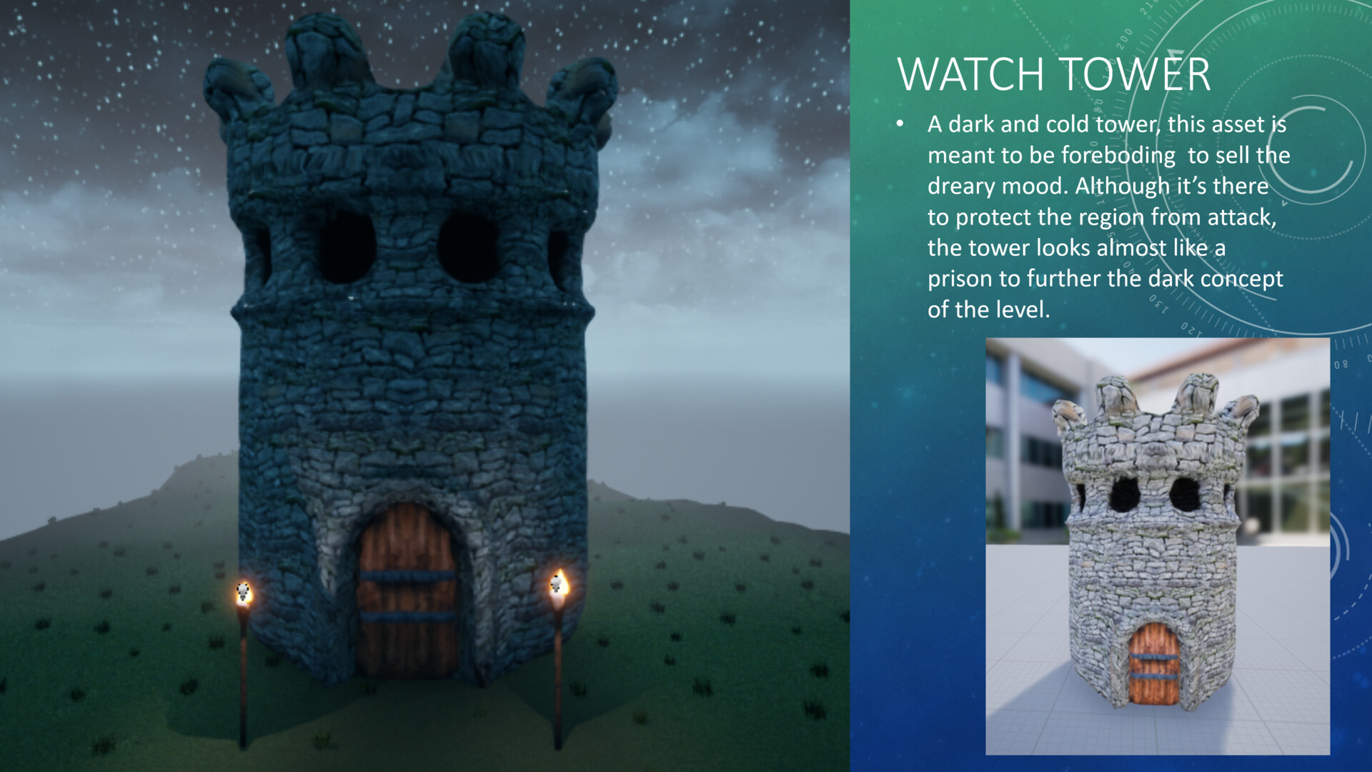 ArtStation - Watch Tower Level Flythrough