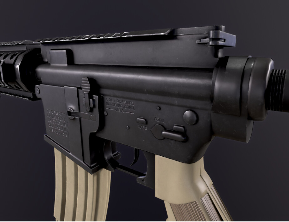 ArtStation - M4 Rifle