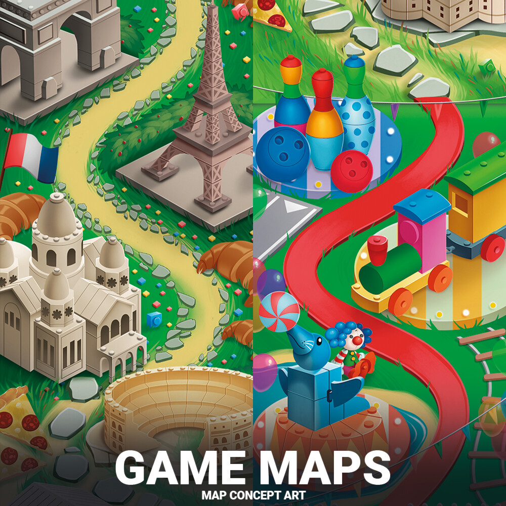 ArtStation - Old Game Maps