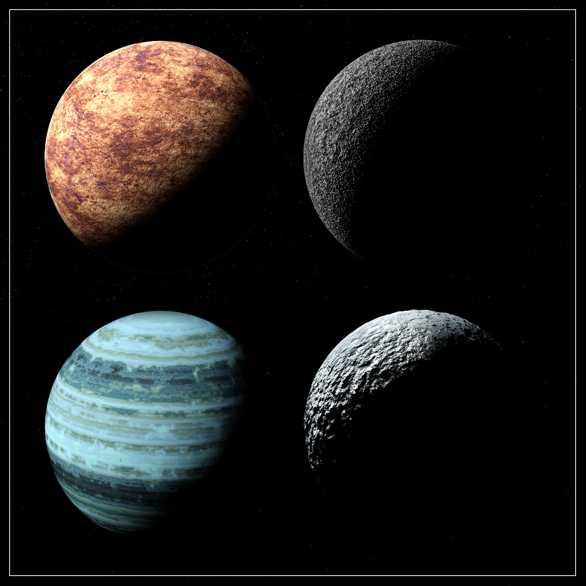 ArtStation - Planets & Moons