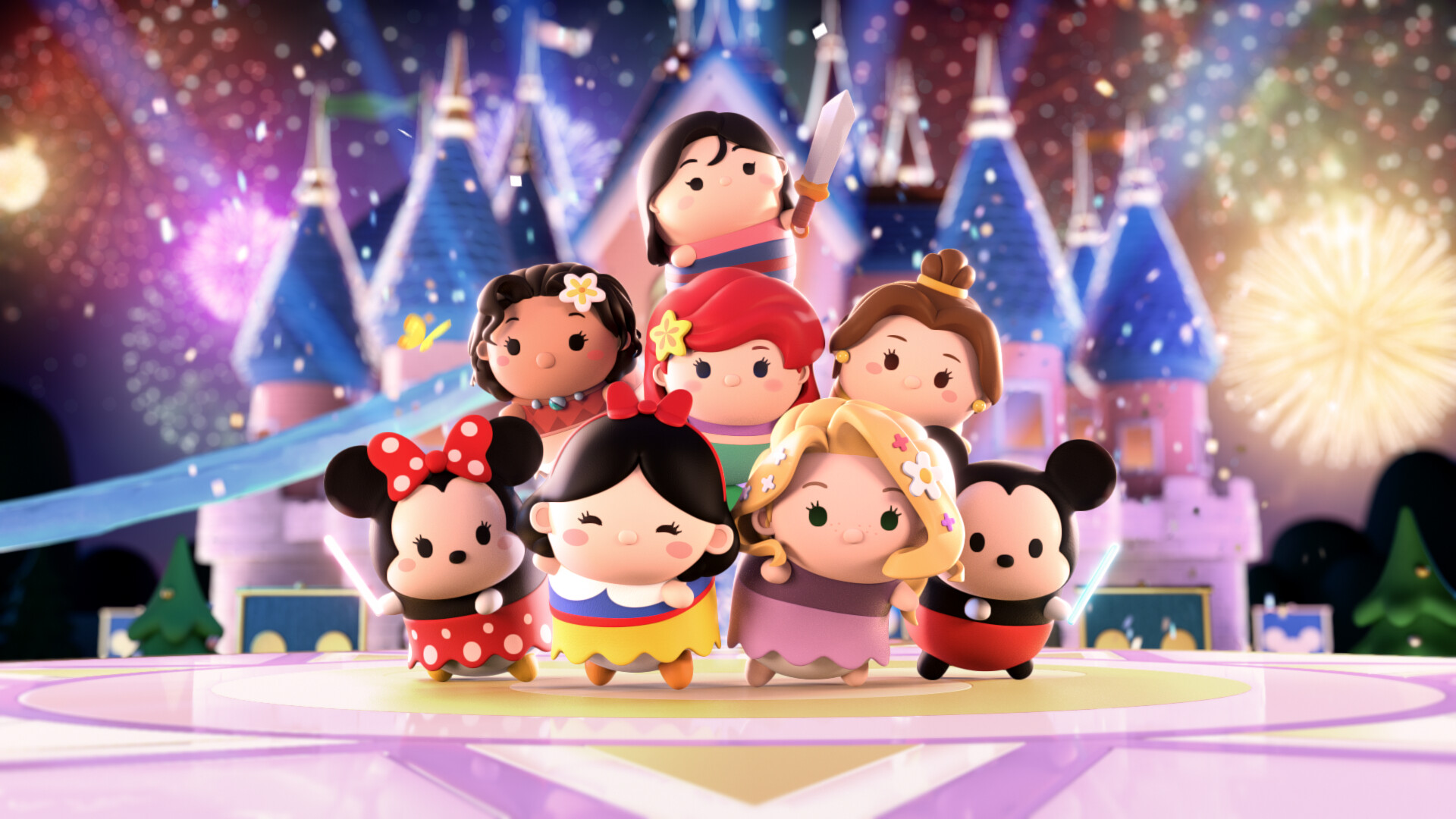ArtStation - Disney Tsum-Tsum | 松松總動員 公主系列 - Director’s Cut