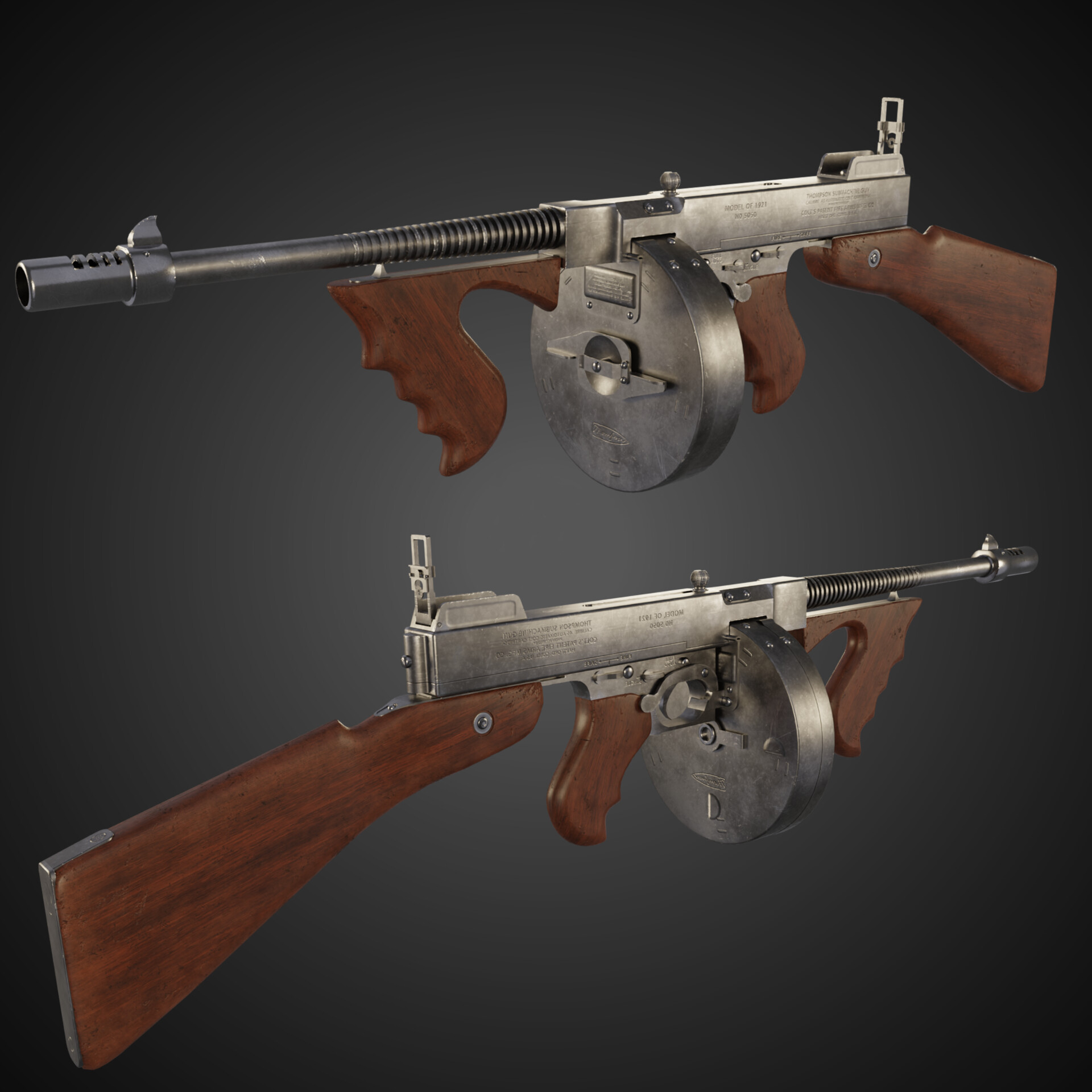 ArtStation - Thompson gun