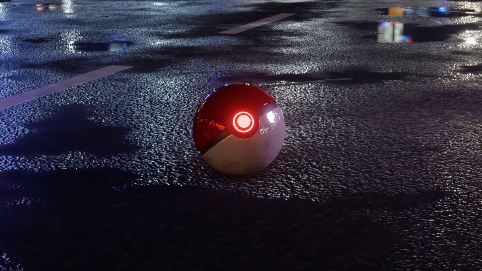 ArtStation - Pokeball real catching.