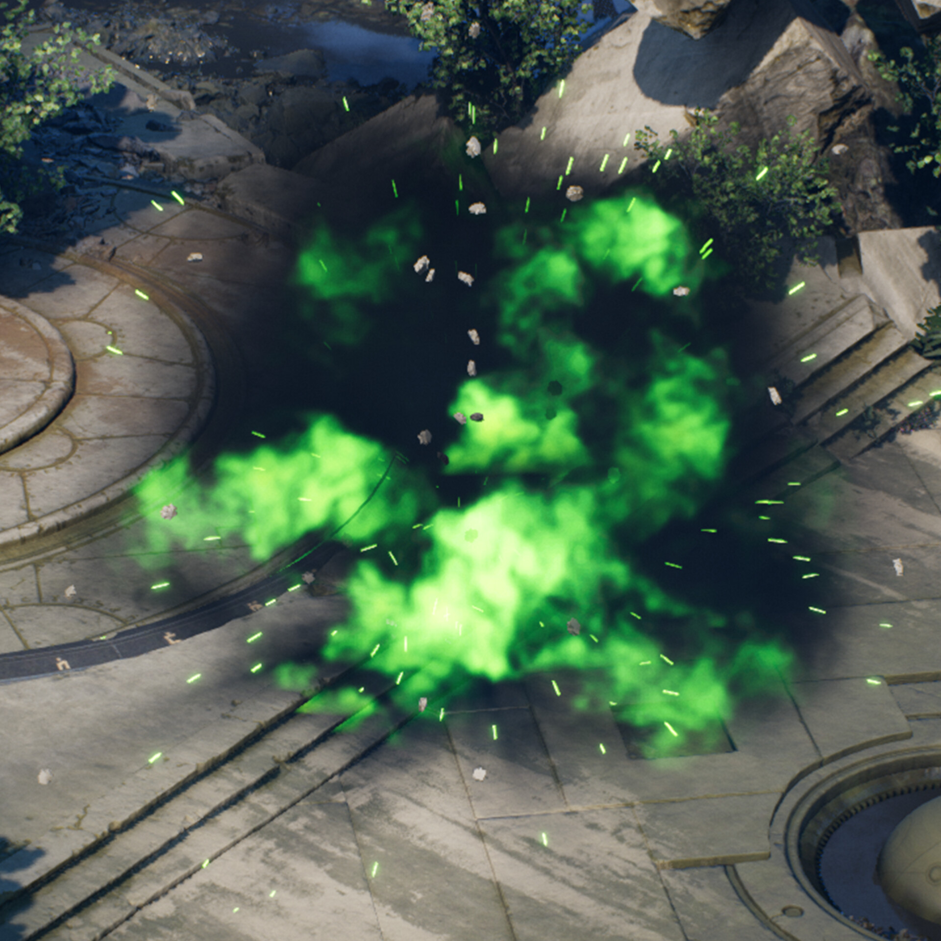 ArtStation - Wildfire Explosion VFX [GOT Fan Art]