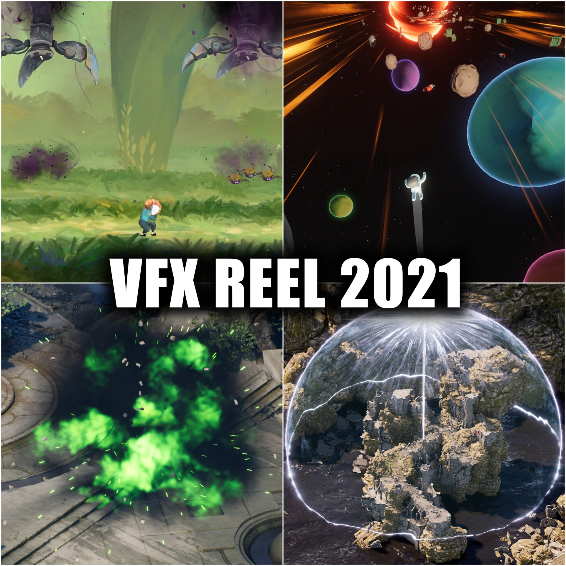 Artstation Game Vfx Reel 2021