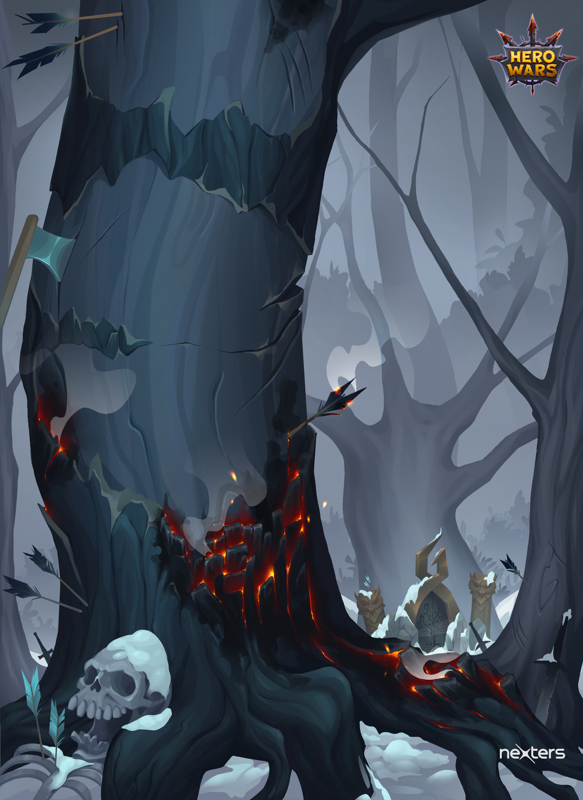 ArtStation - Backgrounds for Hero Wars