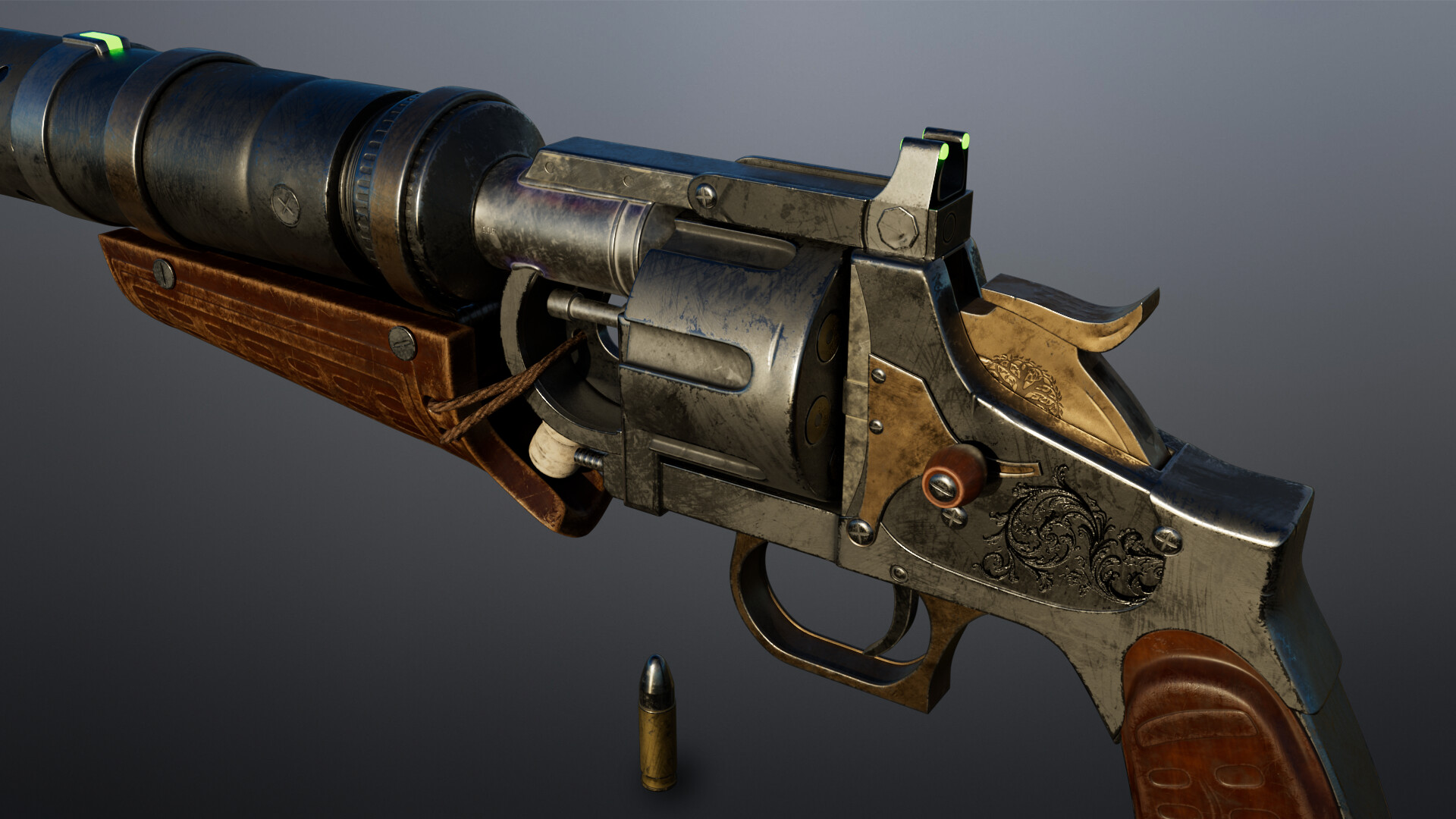 ArtStation - Revolver Metro 2035