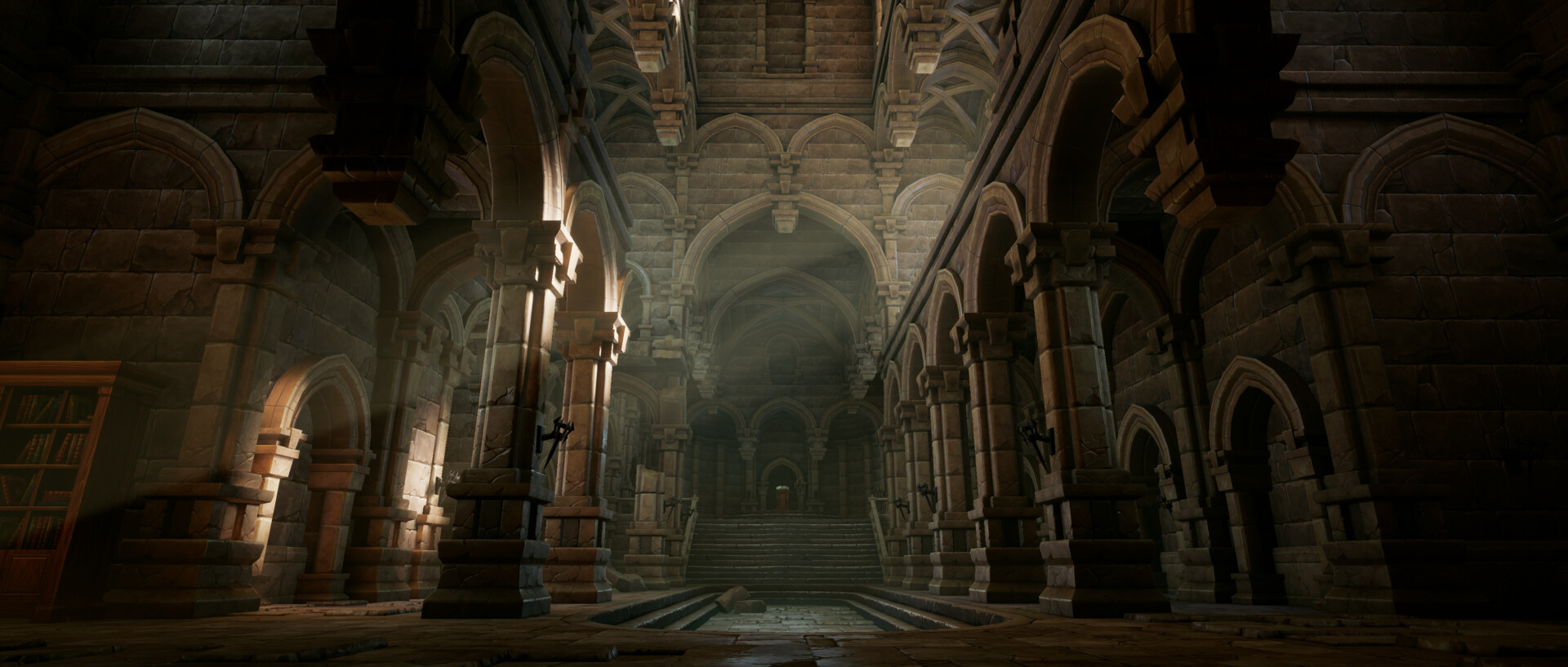 ArtStation - [UE4] Multistory dungeons relighting