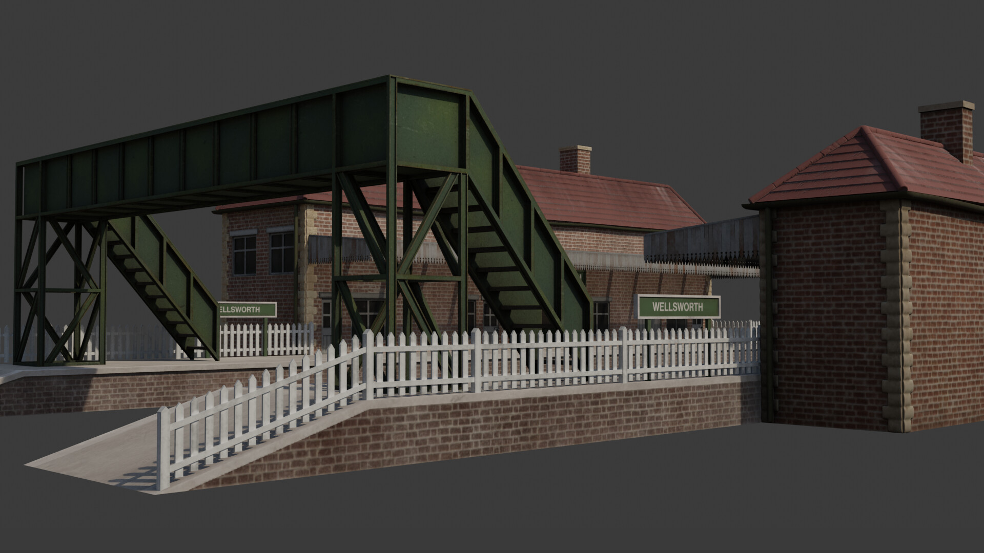 ArtStation - Wellsworth Railway Station (Thomas and Friends)