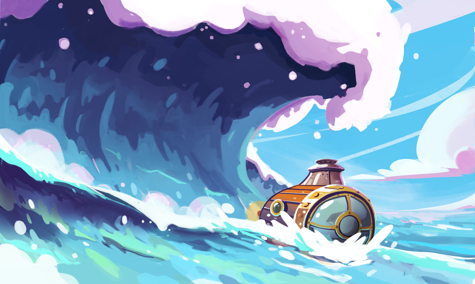 ArtStation - The big wave