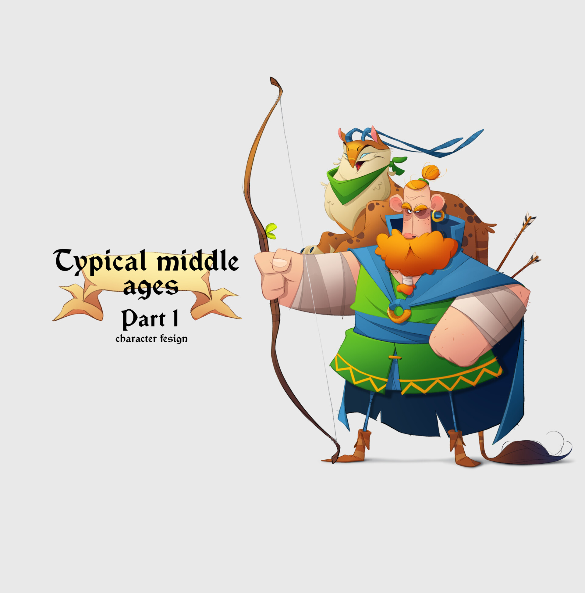 ArtStation - Typical middle ages (character design)