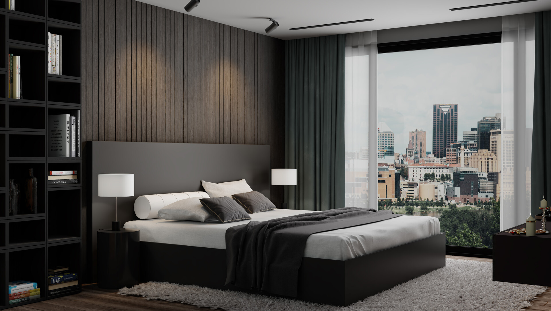 ArtStation - Bedroom Interior ArchViz