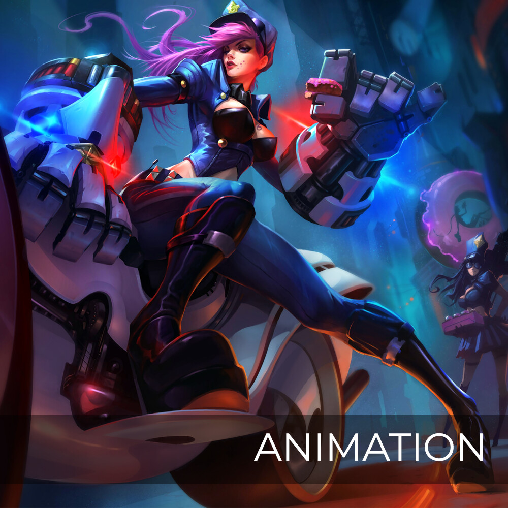 ArtStation - Officer Vi - Login Screen (Fanmade)