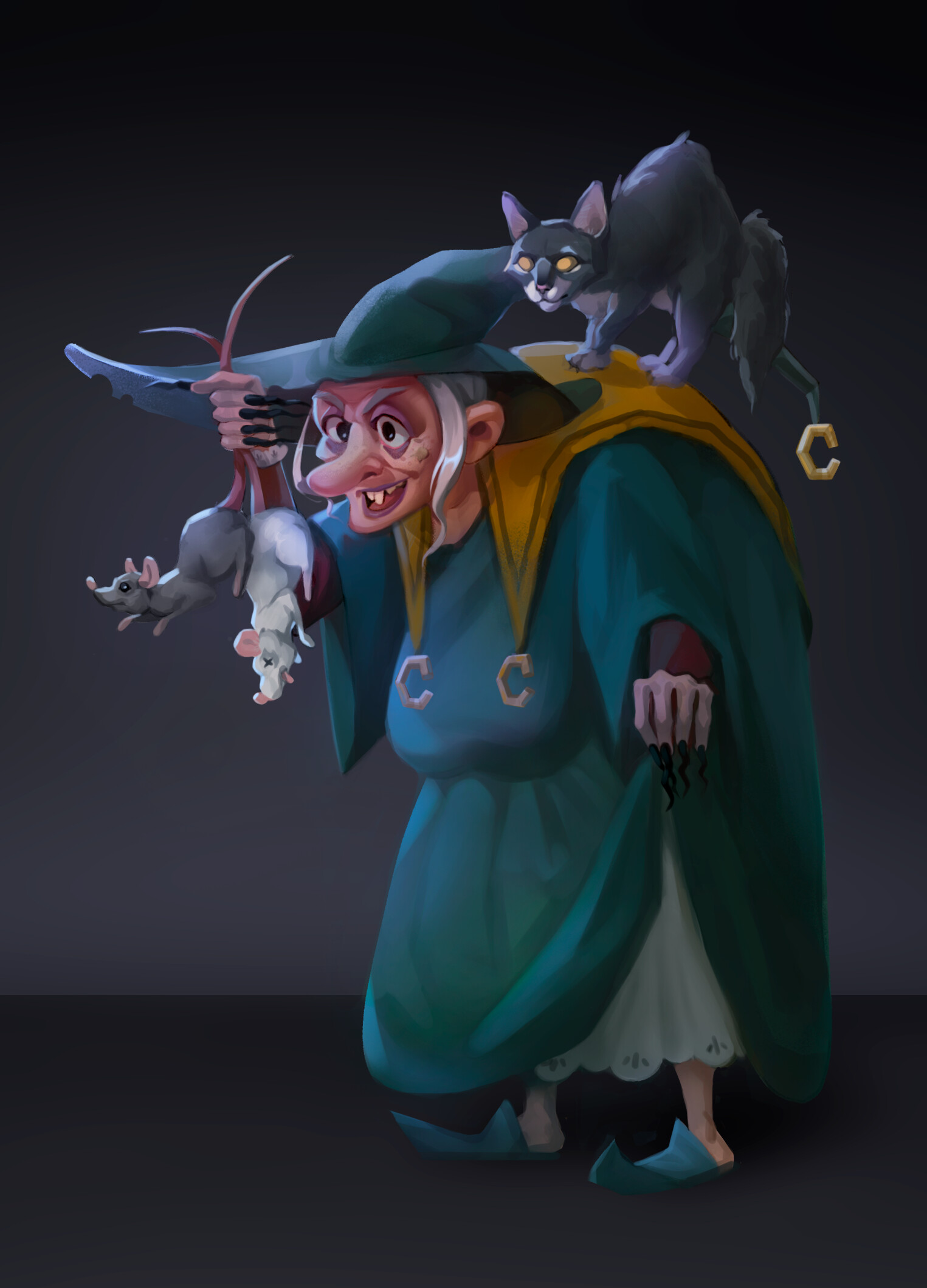 ArtStation - the old witch