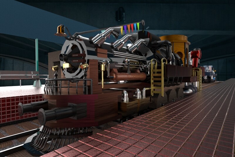 ArtStation - Train Engine