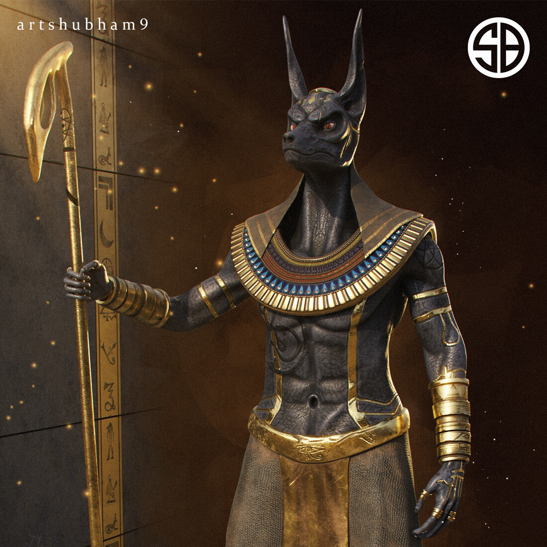 ArtStation - Anubis 2021 in a Pose