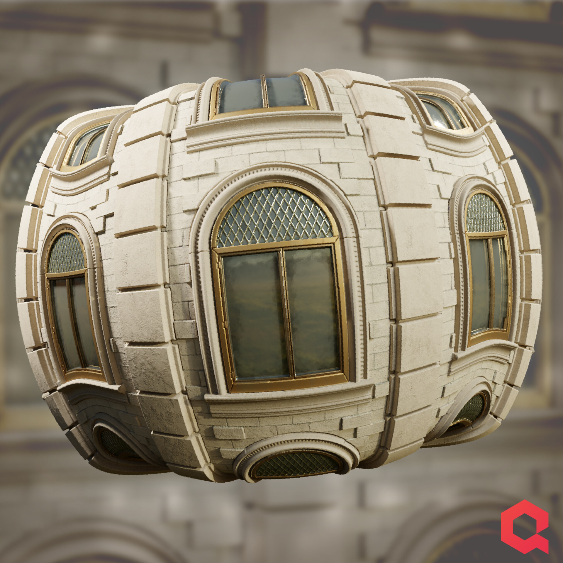 ArtStation - Architecture Practice - Quixel Mixer