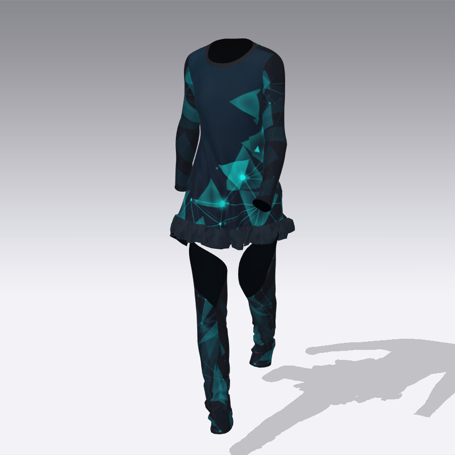 ArtStation - 3d dress Digital fashion 3d clothing