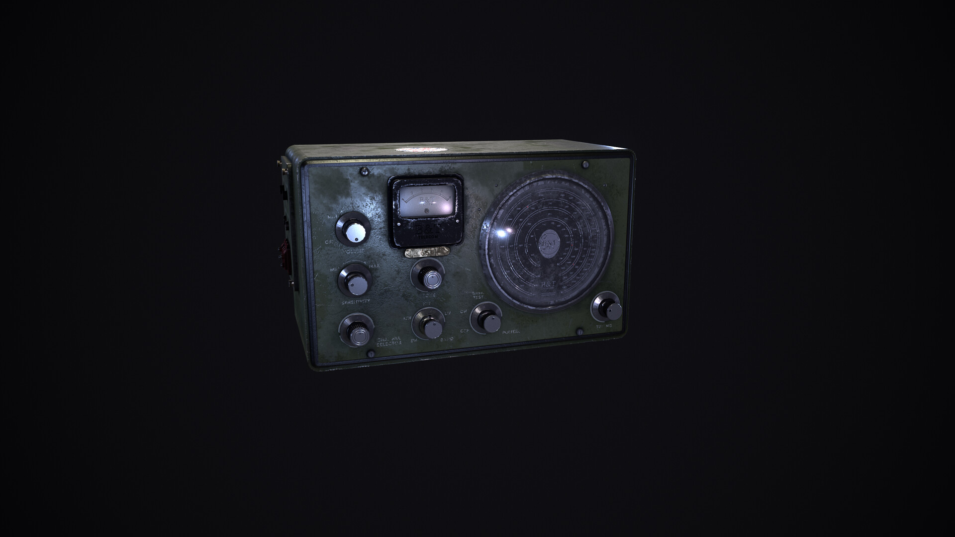 ArtStation - Old II World War Radio - Sailor 66T