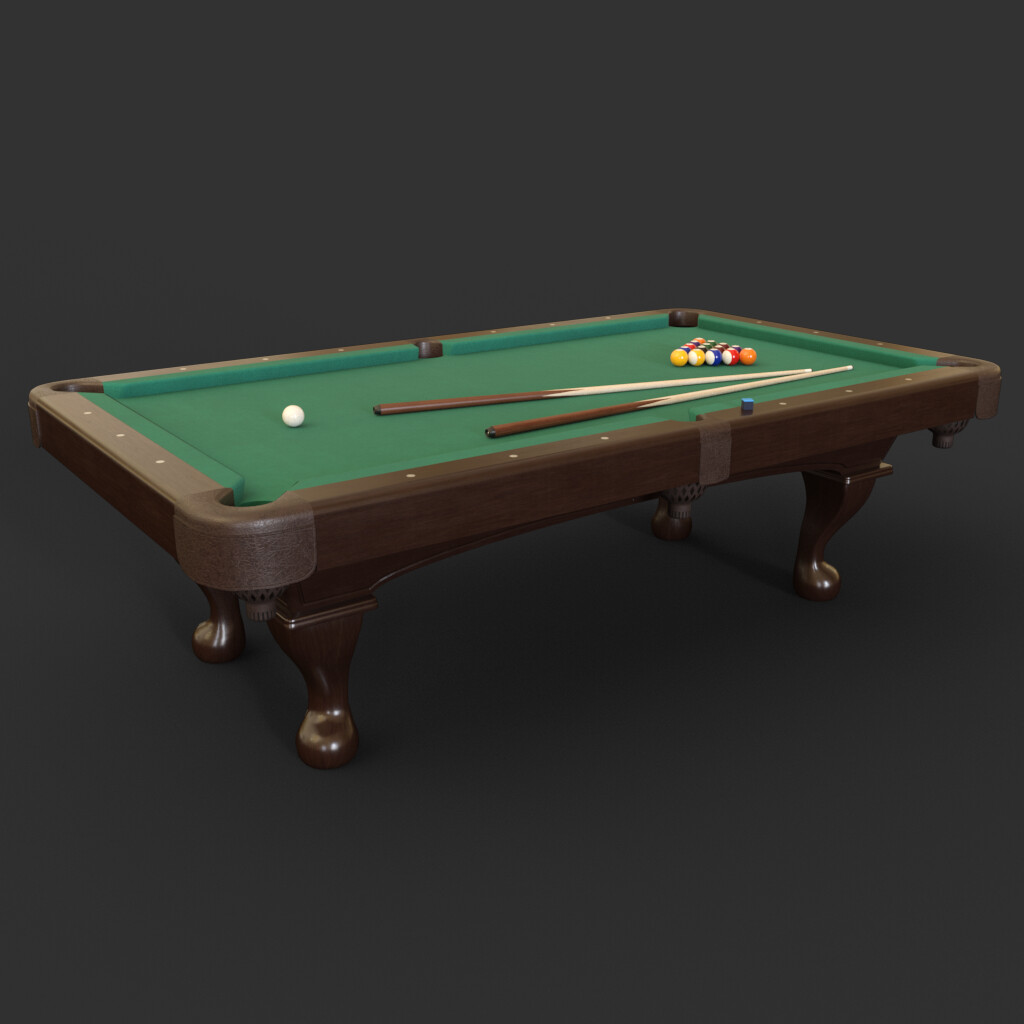 ArtStation - Pool Table