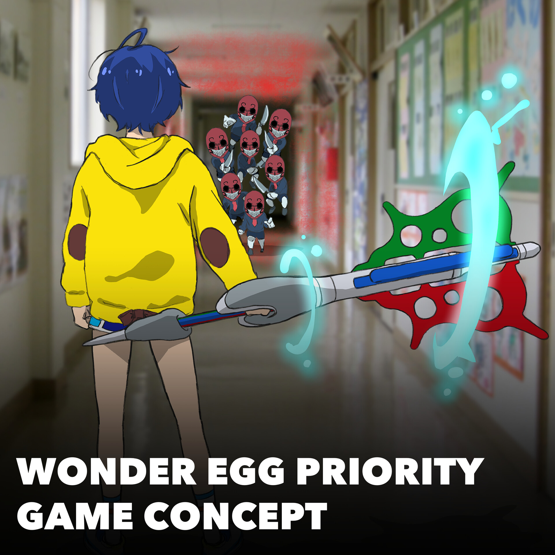 ArtStation - Wonder Egg Priority Game Concept
