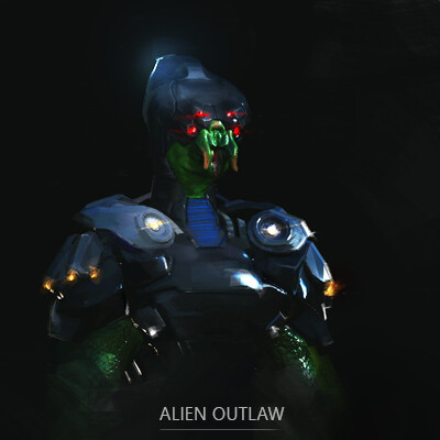 ArtStation - ALIEN OUTLAW : CHARACTER DESIGN