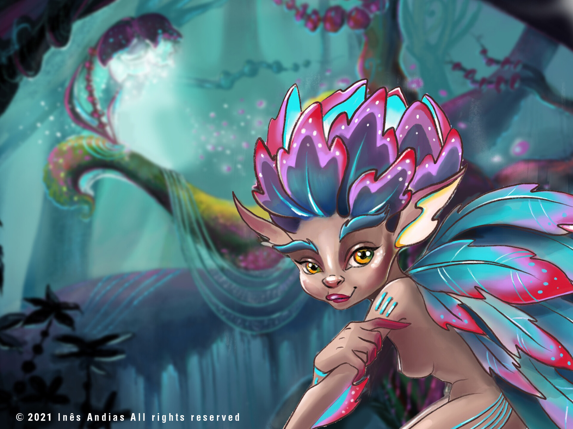 ArtStation - Pixie Leaf and the Sound of Silence: Vis Dev Project