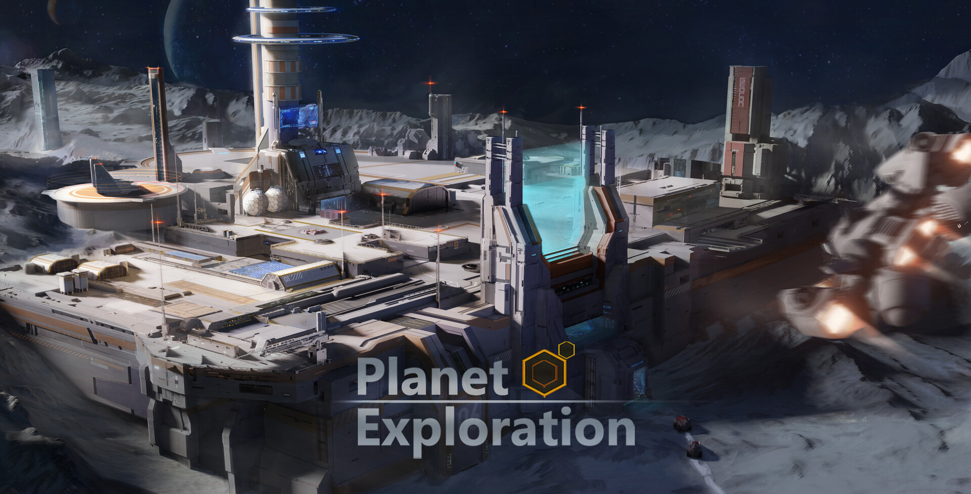 ArtStation - Lunar base