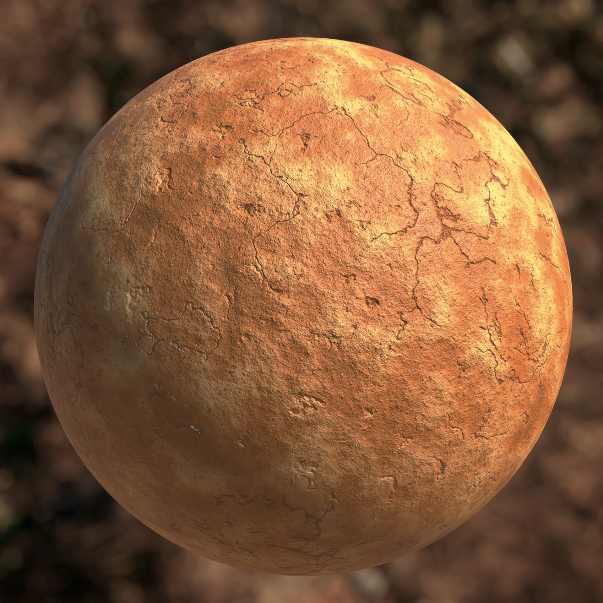 ArtStation - Procedural Dry Cracked Ground (Blender Tutorial)
