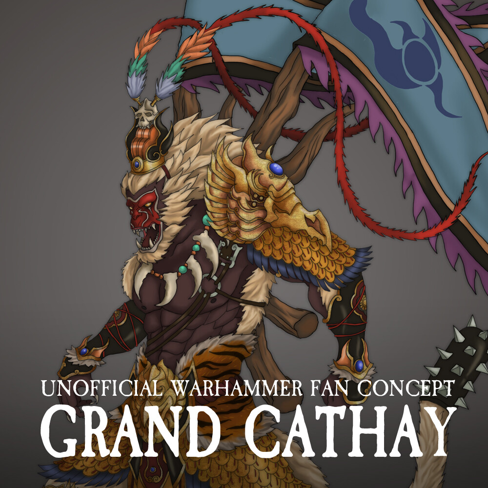 ArtStation - WarHammer Grand Cathay concept art: Monkey King