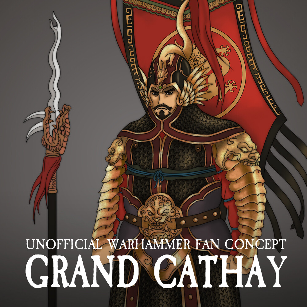 ArtStation - Warhammer Grand Cahtay concept art: Cathayan Vanguard