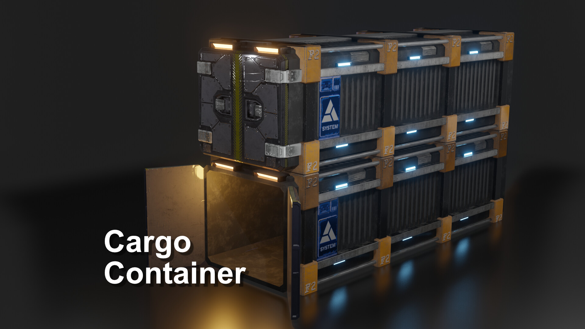 ArtStation - Sci Fi Shipping Container
