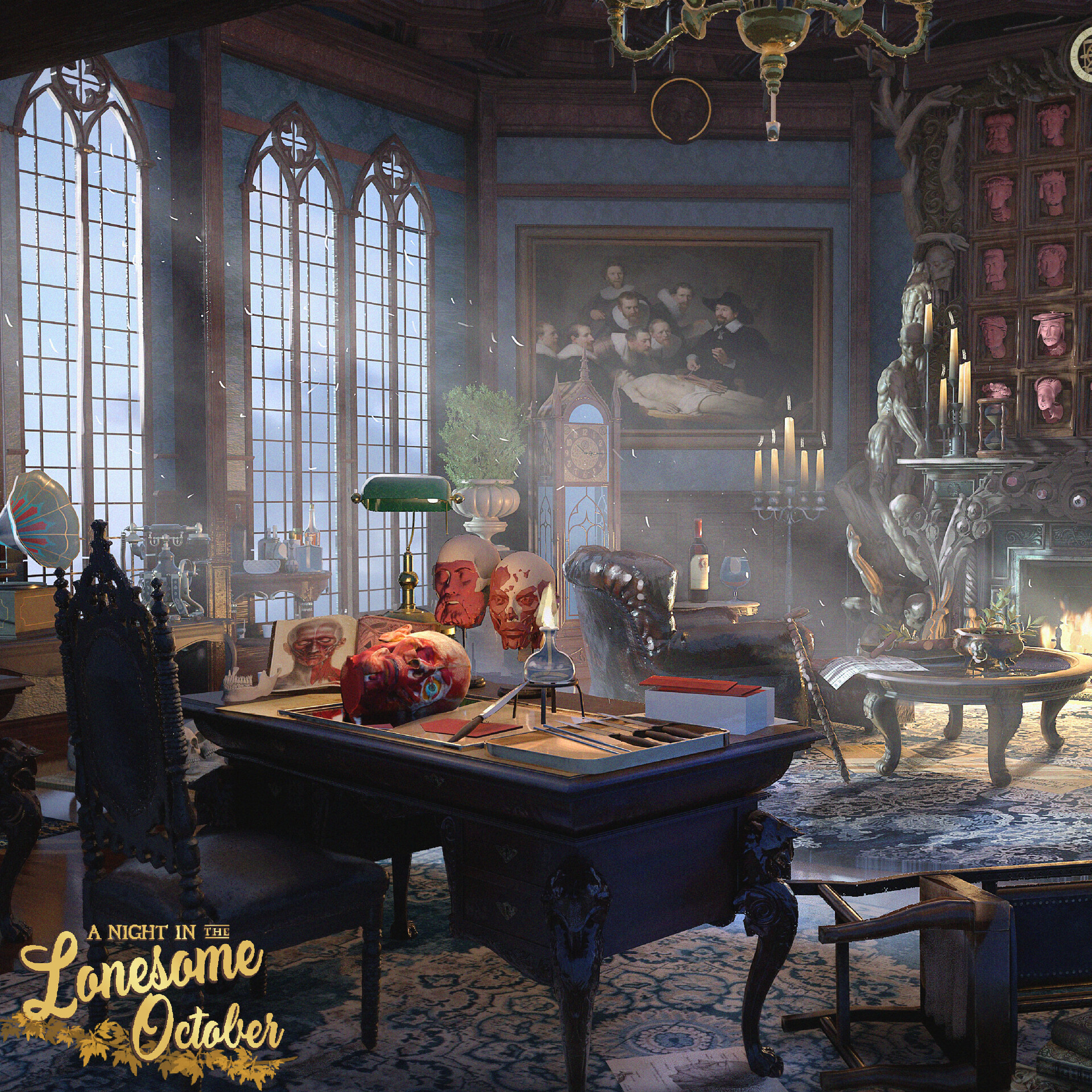 ArtStation - Jack the Ripper's Victorian Study