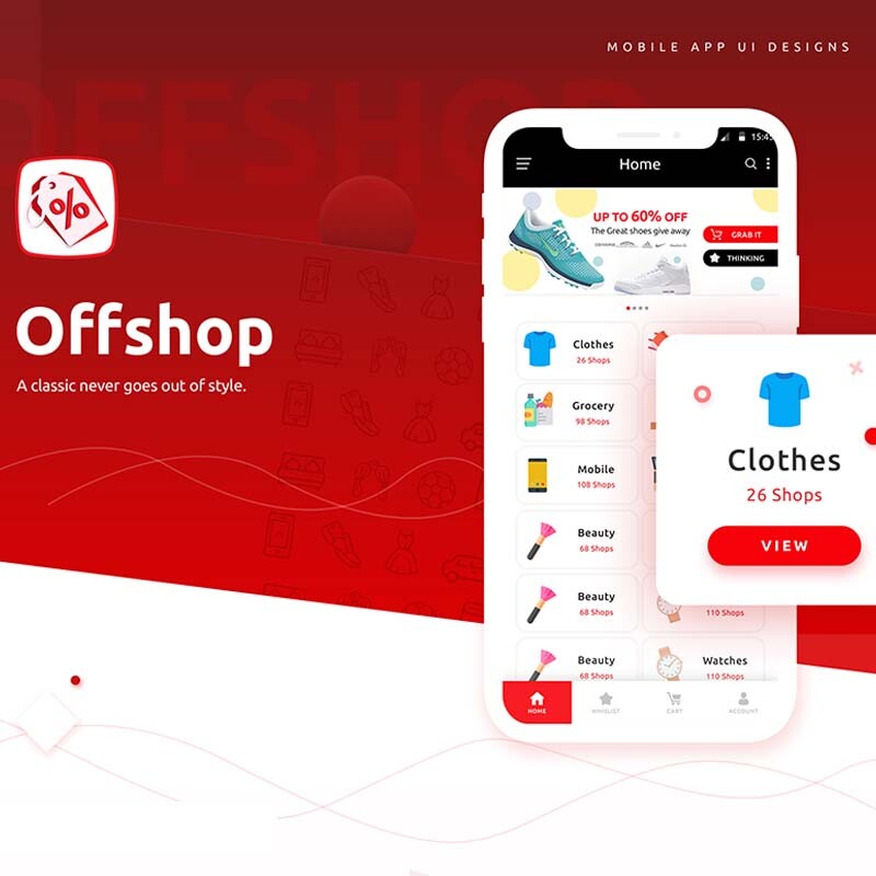 ArtStation - OffShop App UI-UX Design