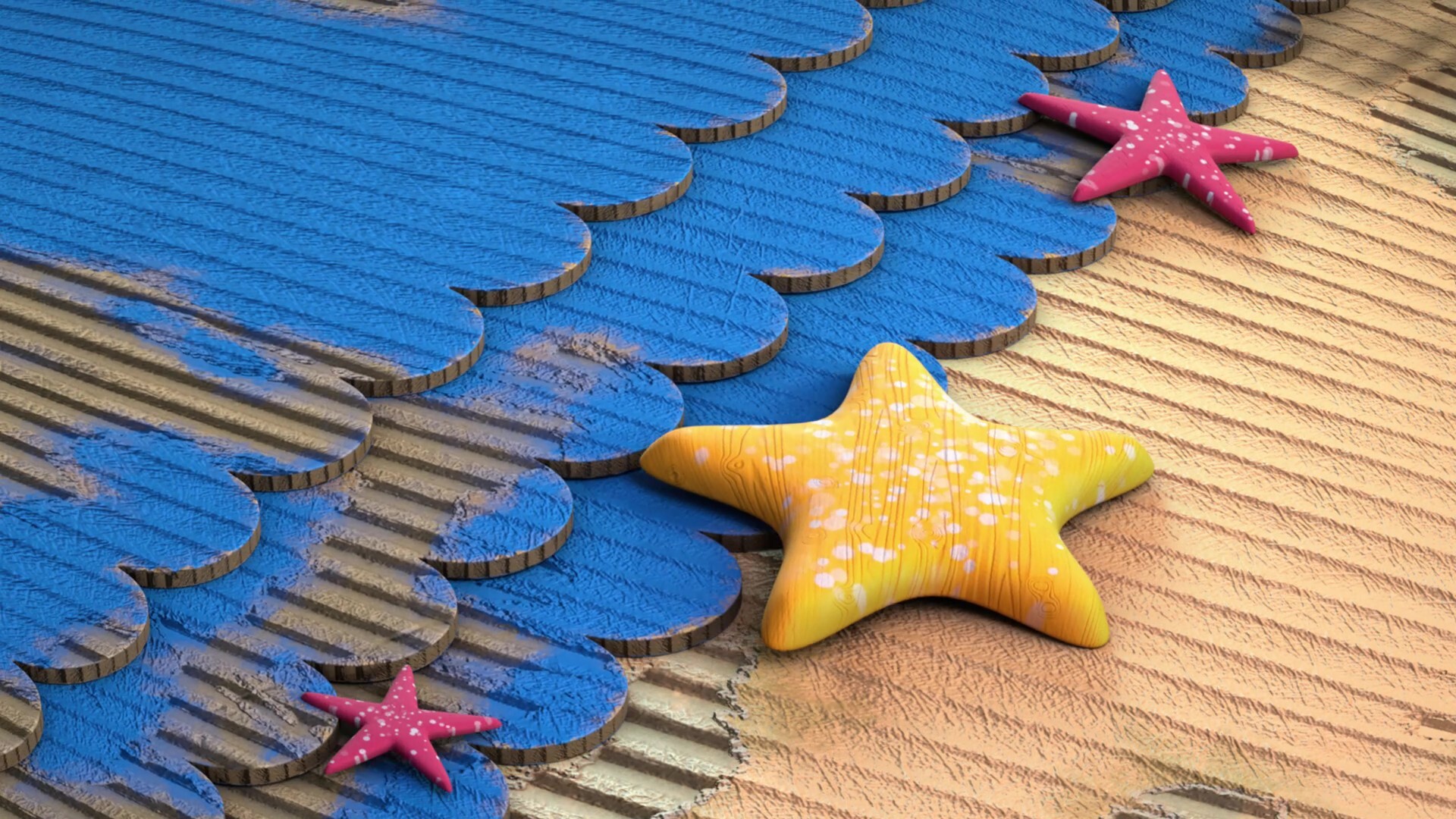 ArtStation - Cardboard Beach