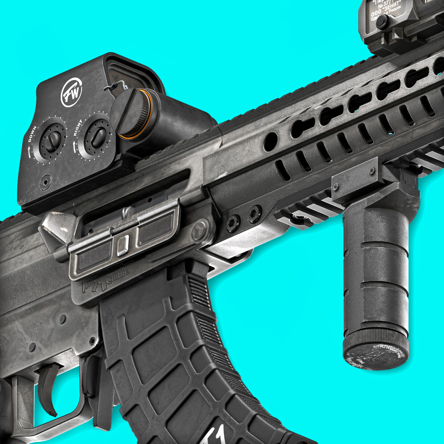 ArtStation - CMMG MK47 MUTANT 7.62x39mm (Game Ready)