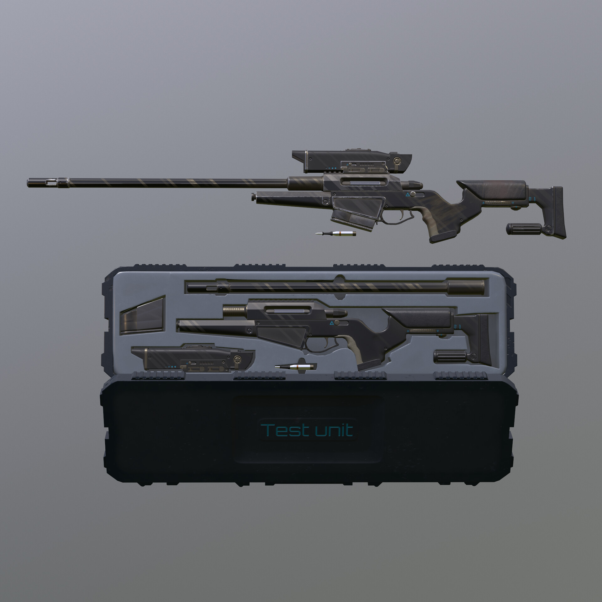 ArtStation - Bolt action rifle