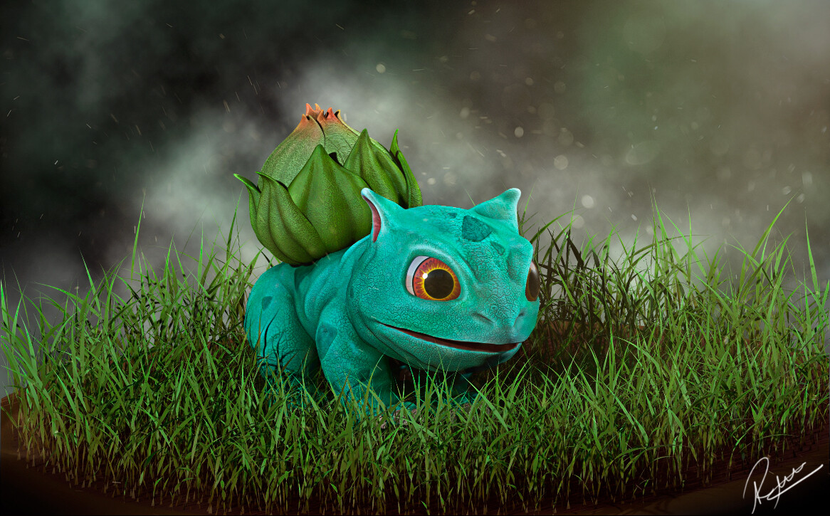 ArtStation - Model 3D - Bulbasaur