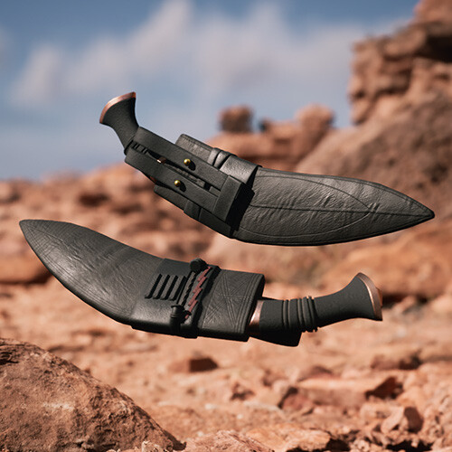 ArtStation - Kailash Blades HSI Khukuri
