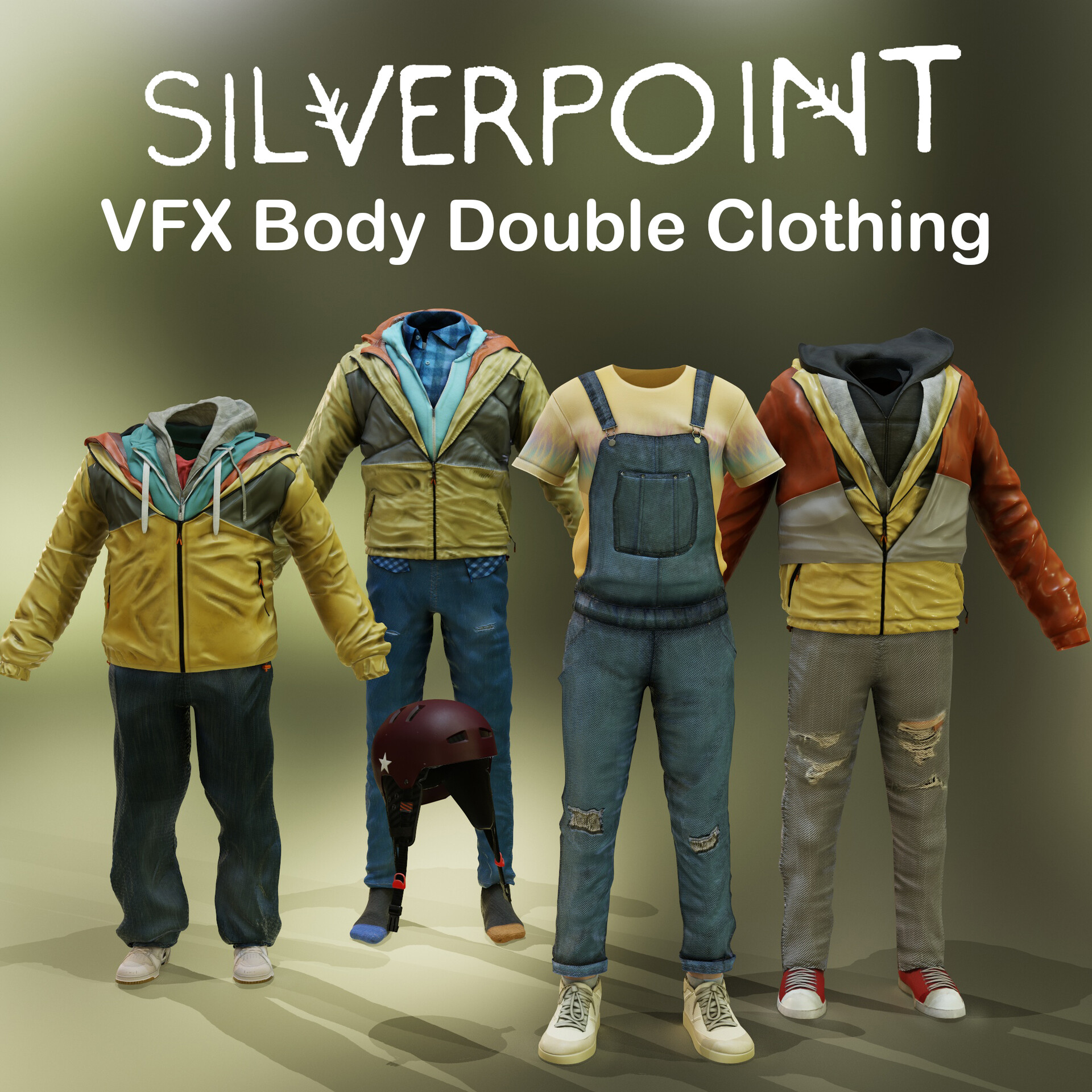 ArtStation - Silverpoint - VFX Body Double Clothing