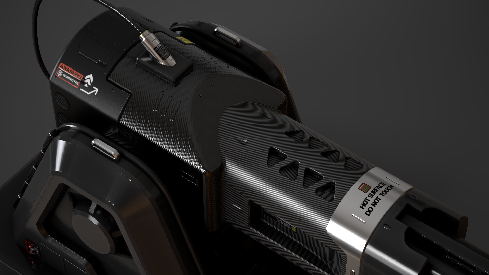 ArtStation - Laser Turret - ASURA Low-poly 3D model