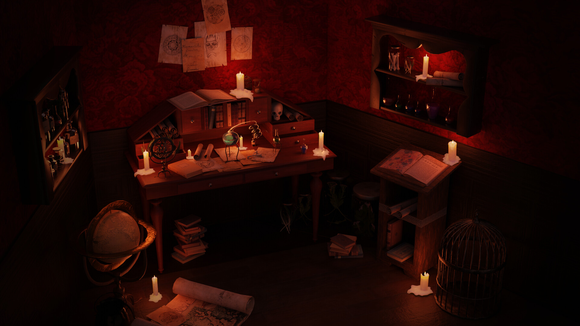 ArtStation - Alchemy Library - 3D