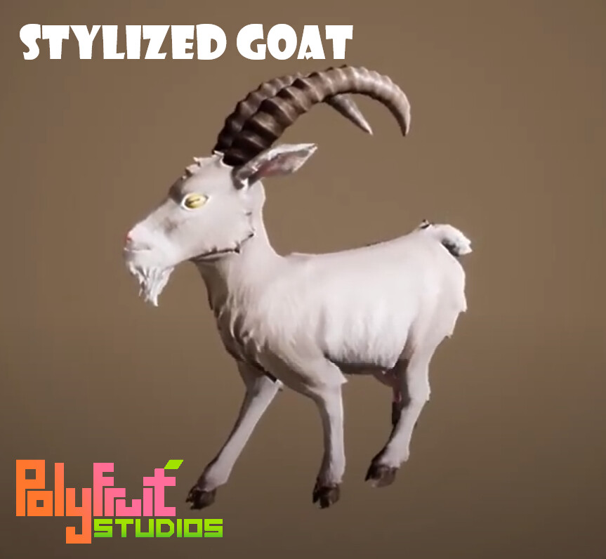 ArtStation - Stylized Goat Rig