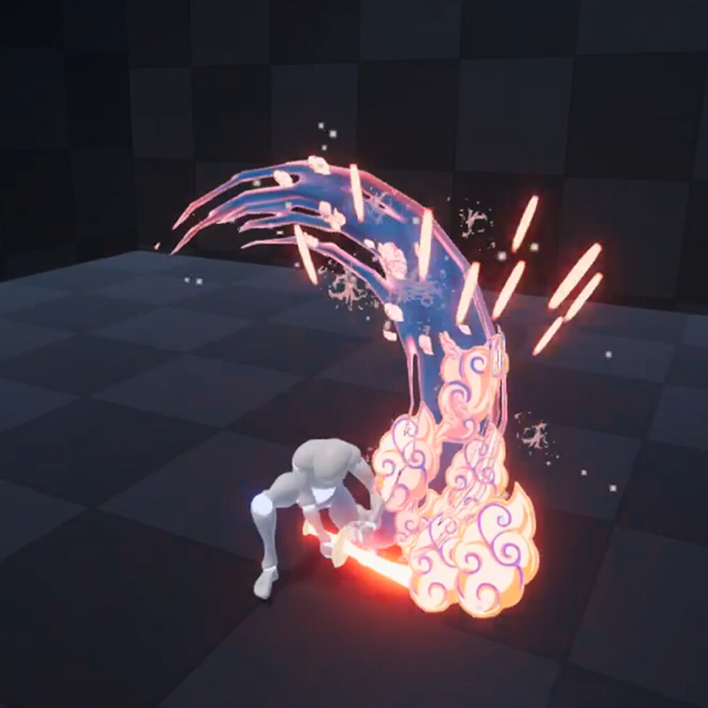 ArtStation - VFX Water clouds slash