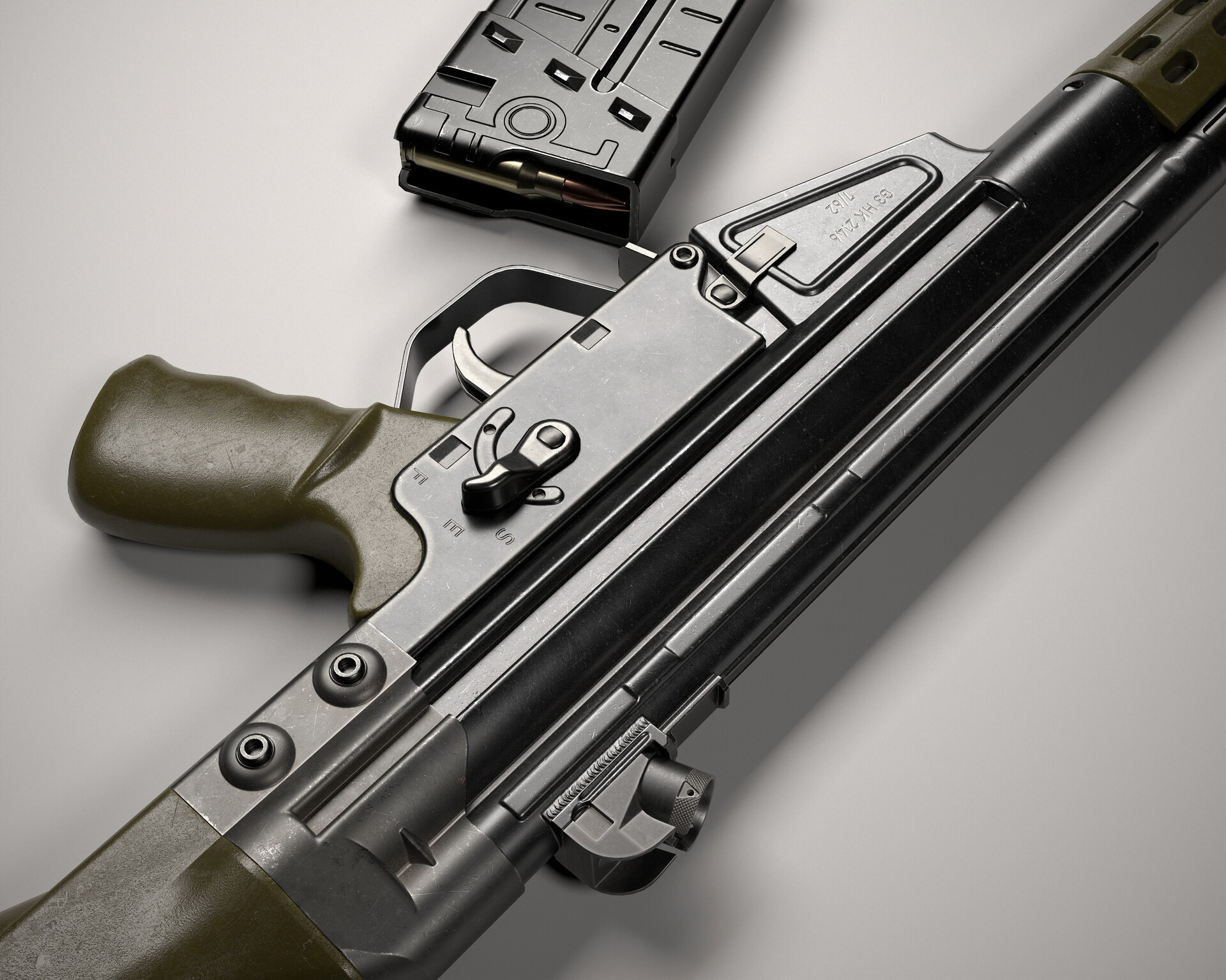 ArtStation - H&K G3 rifle