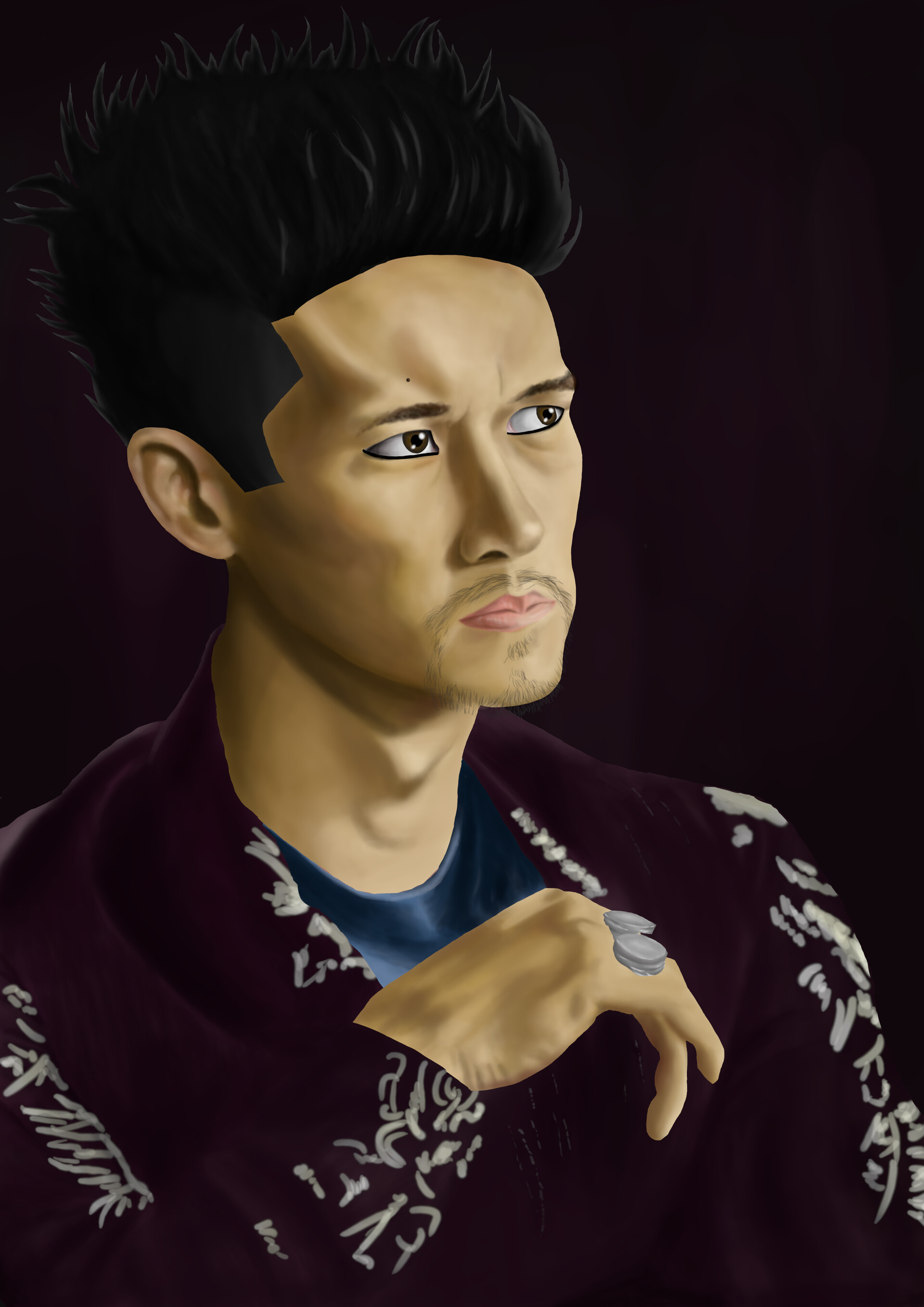 ArtStation - Magnus Bane Portrait